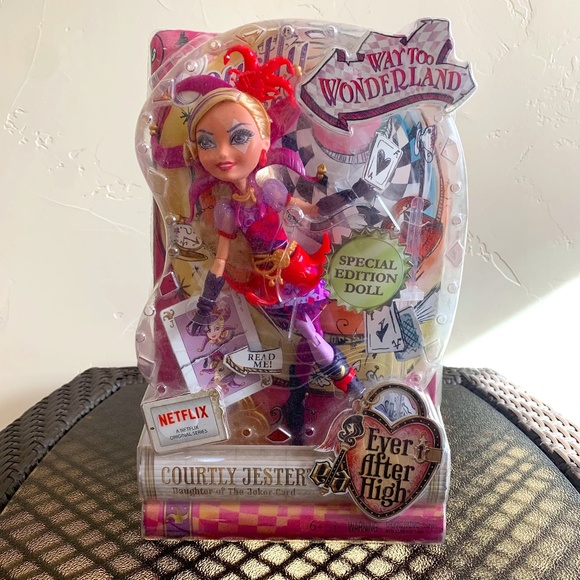 Mattel | Toys | 25 Ever After High Courtly Jester Way Too Wonderland ...
